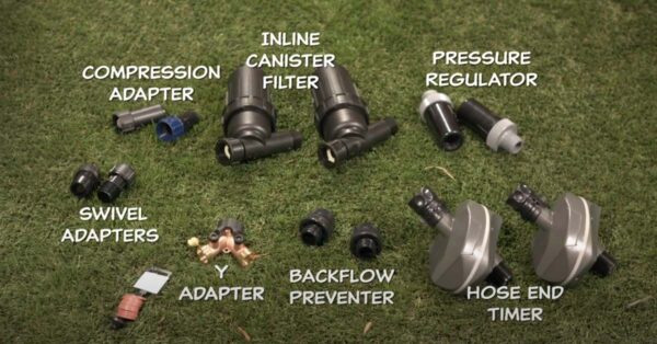 Learn About Compression, Barbed, And Lock Nut Drip Fittings | Sprinkler ...